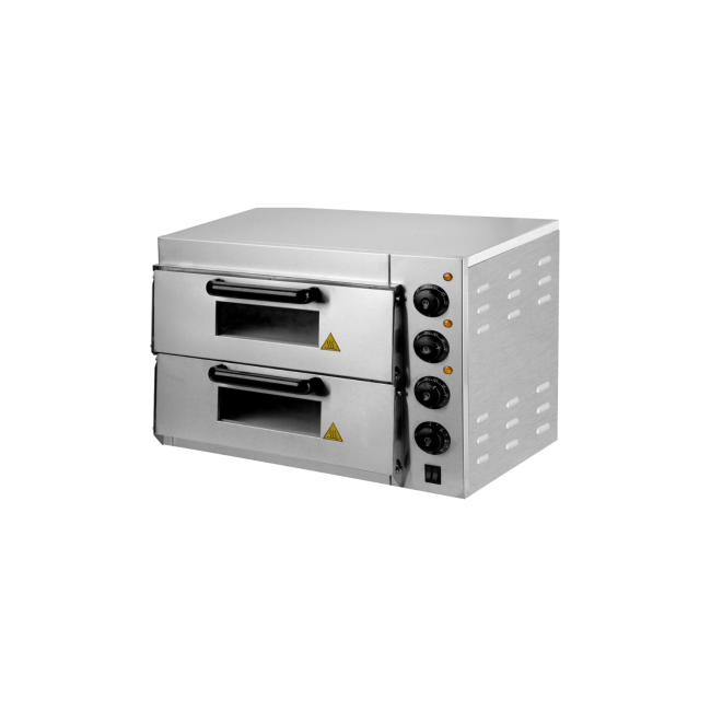 Hamoki EP 1+1 Twin Deck 410mm Electric Pizza Oven Up to 8 x 8" Pizzas ...