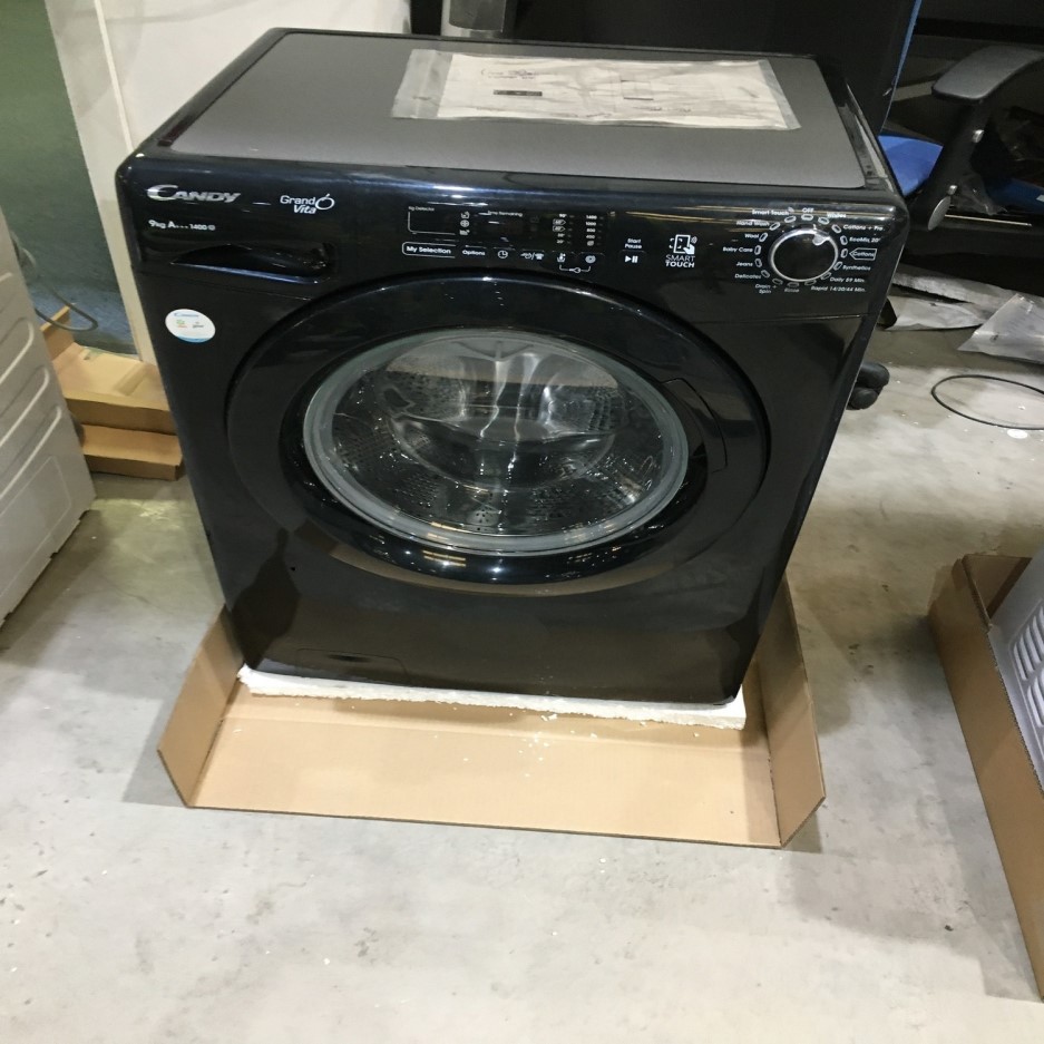 Refurbished Candy Grand O Vita GVS149DB3B/1-80 Freestanding 9KG 1400 ...