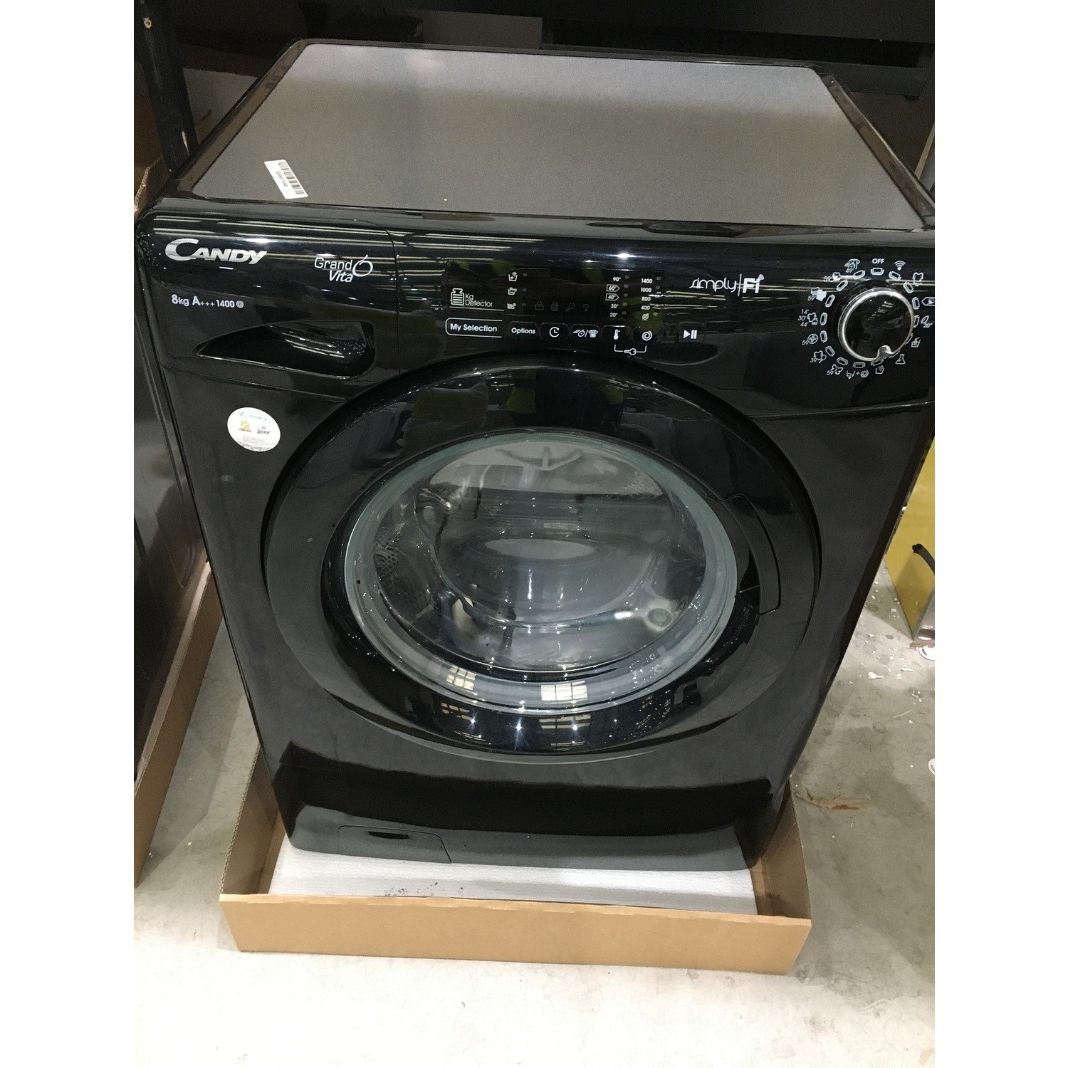 Refurbished Candy Grand'O Vita GVO1482DB3B Freestanding 8KG 1400 Spin ...