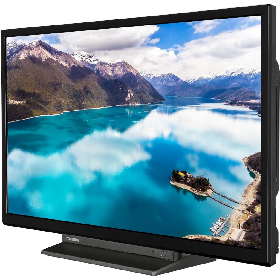 Toshiba 24WD3A63DB 24" HD Ready Smart LED TV with built in DVD Player ...