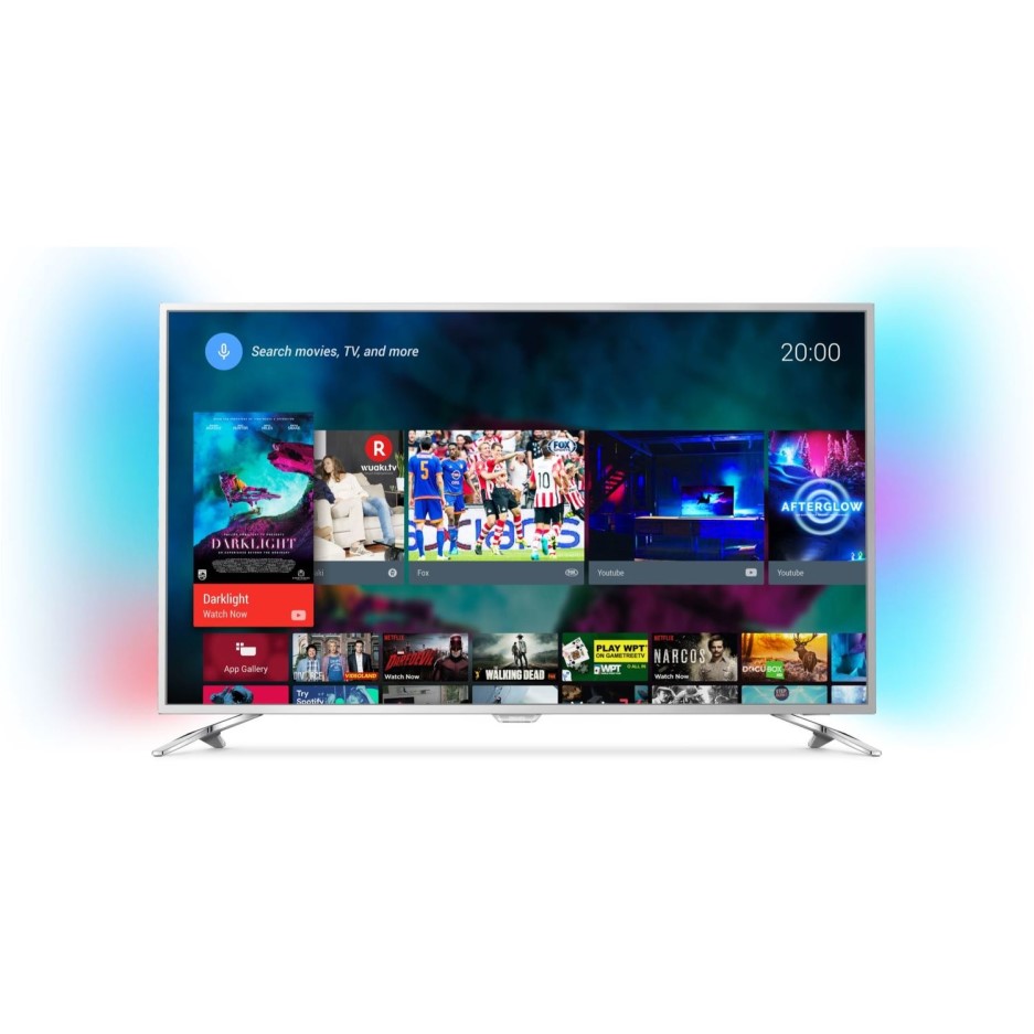 Philips 55 Inch 4K Ultra HD Ambilight Android Smart Slim LED TV ...