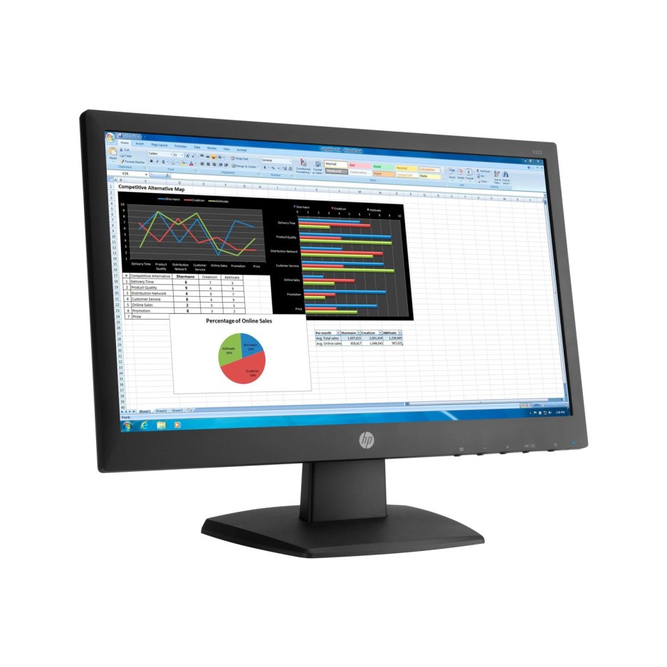 HP N223 21.5" Full HD Monitor - BuyItDirect.ie