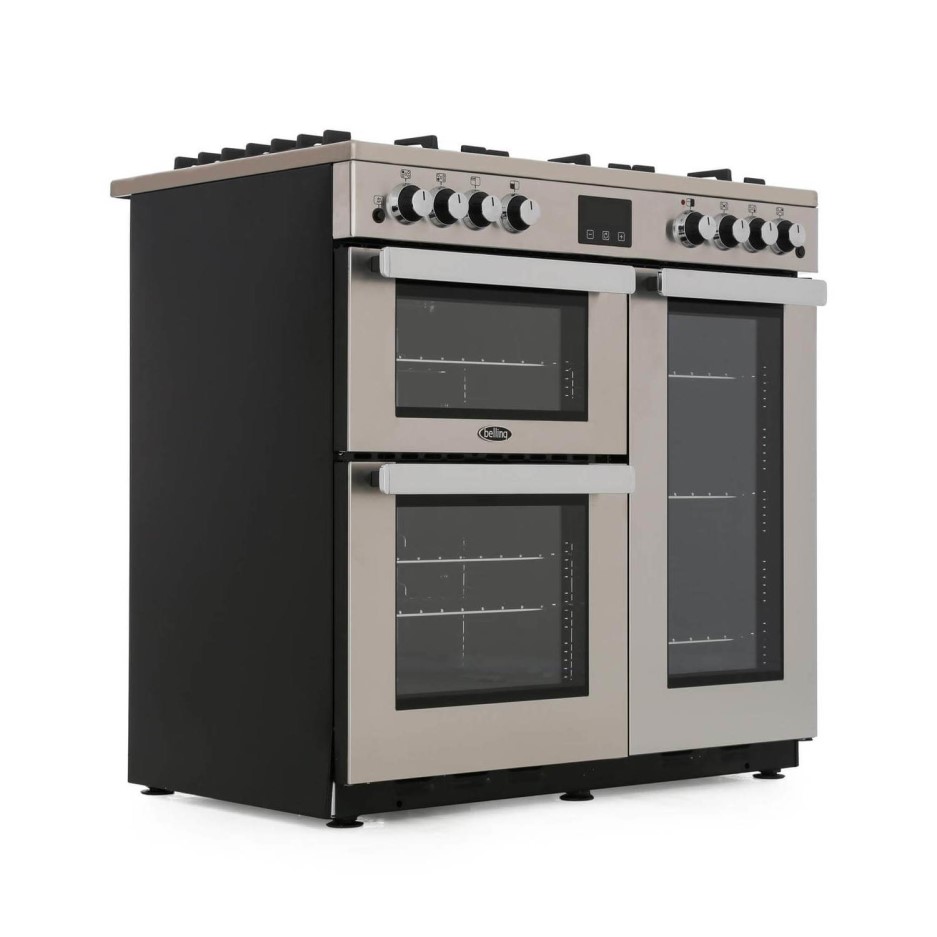 Belling Cookcentre 90G Professional 90cm Gas Range Cooker Stainless ...