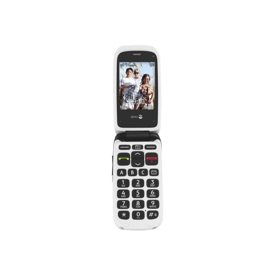 Doro PhoneEasy 612 Black/White 3G Unlocked & SIM Free - BuyItDirect.ie