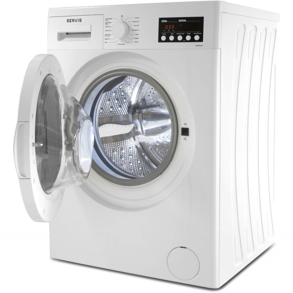 Servis WD7201W 1200rpm 7kg/5kg Freestanding Washer Dryer - White ...