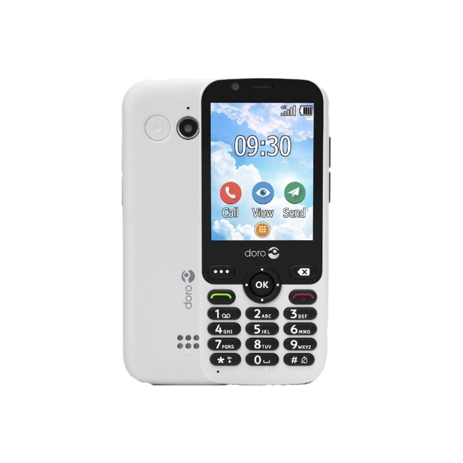 Doro 7010 White 2.8" 512MB 4G Unlocked & SIM Free - BuyItDirect.ie