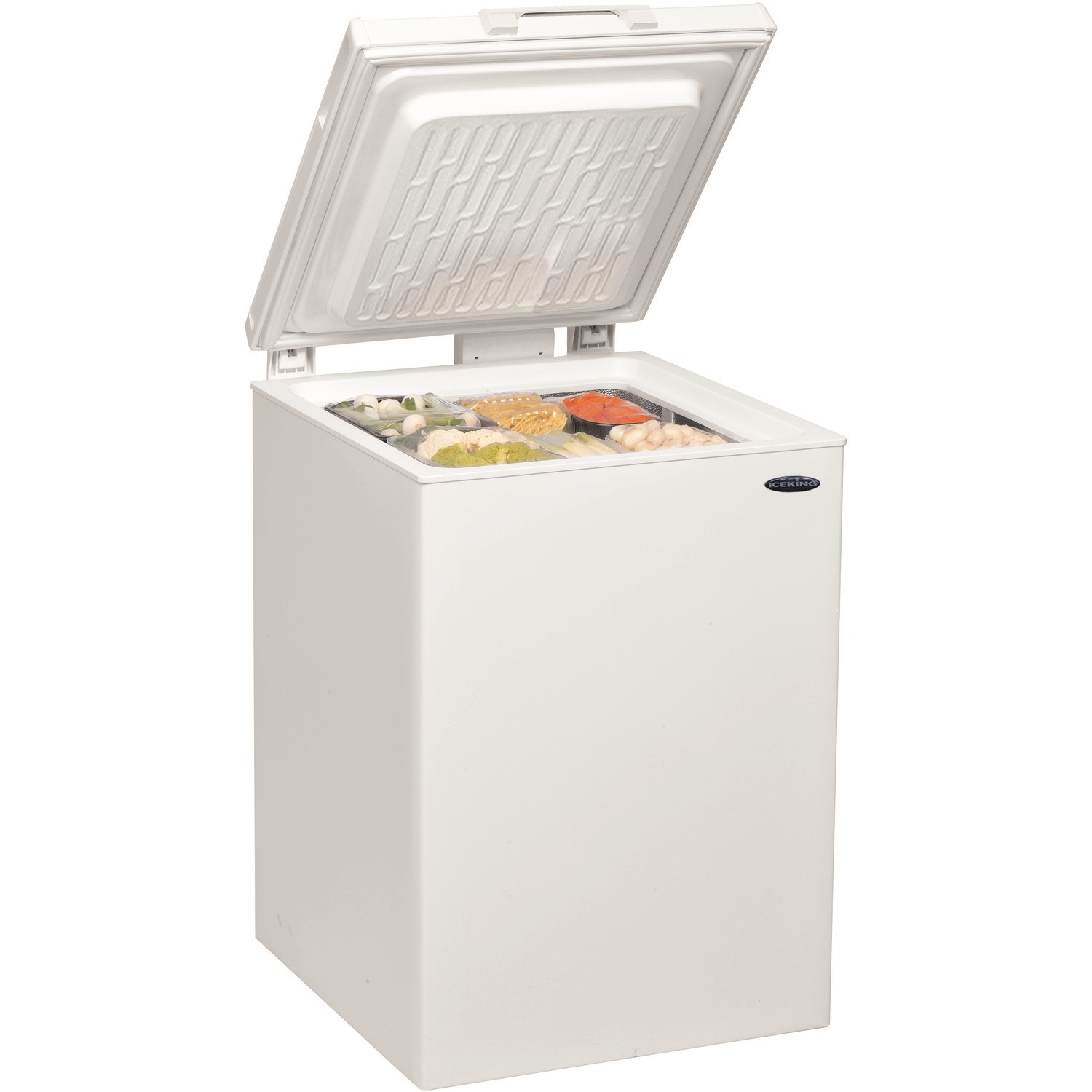Ice King CF131W 131 Litre Chest Freezer 65cm Deep Fast Freeze 58cm Wide ...