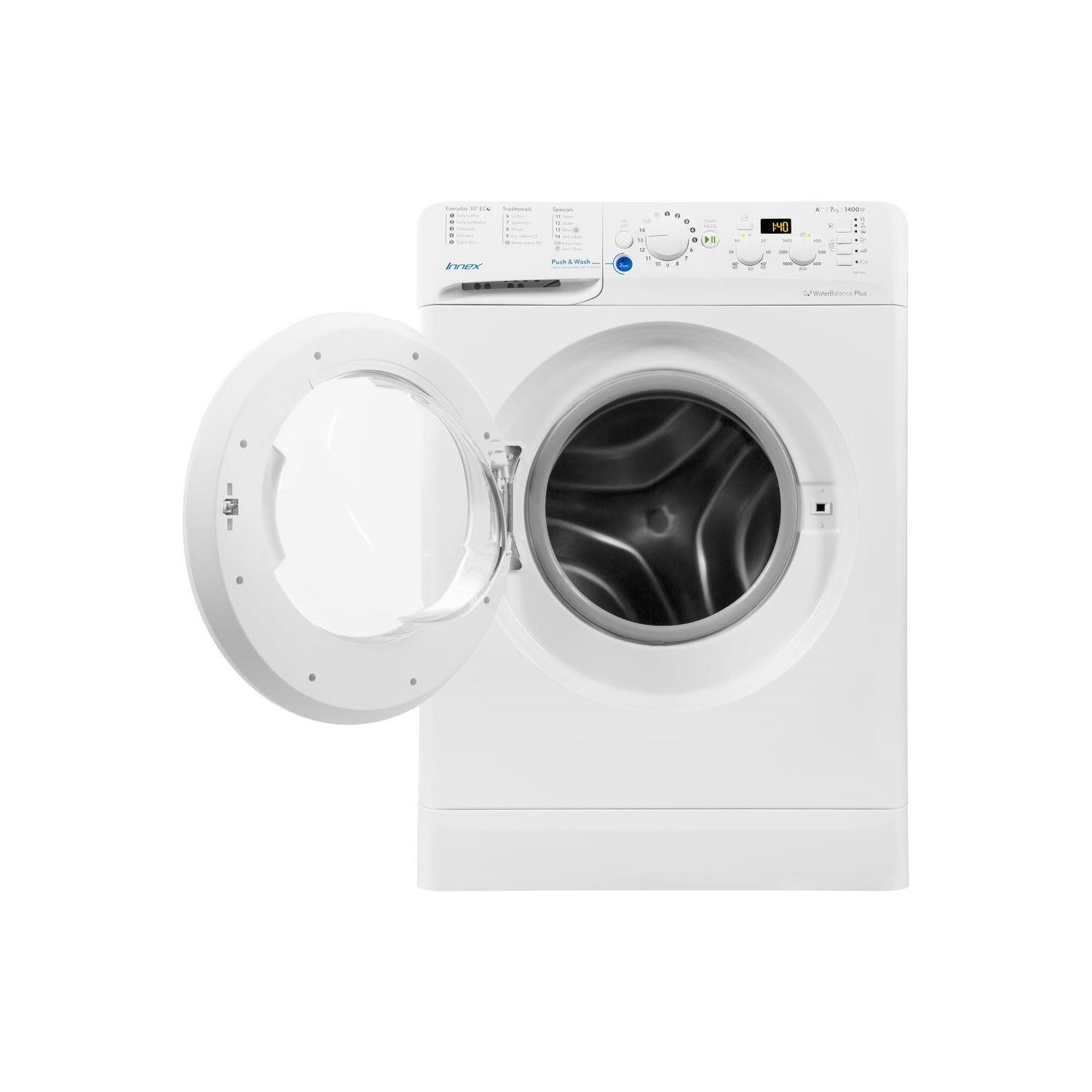 INDESIT BWD71453WUK Innex 7kg 1400rpm Freestanding Washing Machine ...
