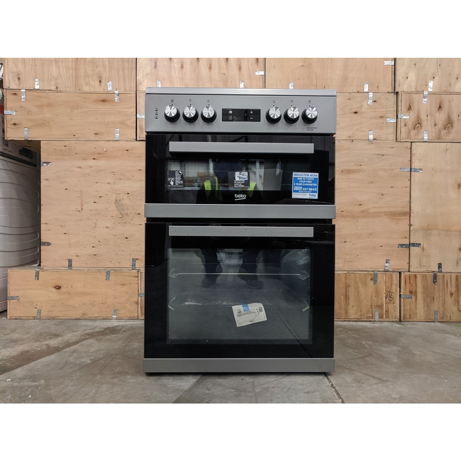 Refurbished Beko KDC653S 60cm Double Oven Electric Cooker Silver - Page ...