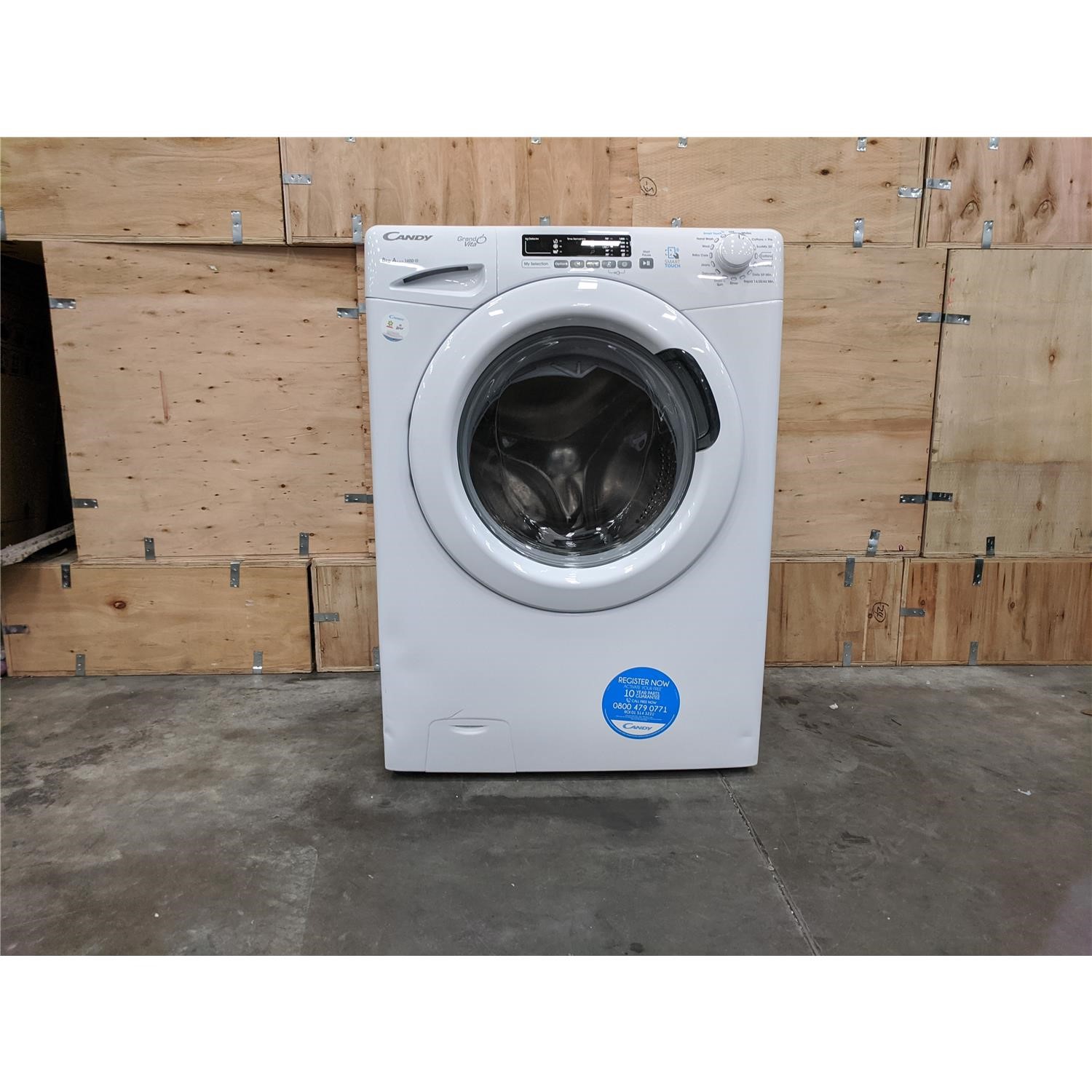 Refurbished Candy GVS148D3-80 Freestanding 8KG 1400 SpinWashing Machine ...