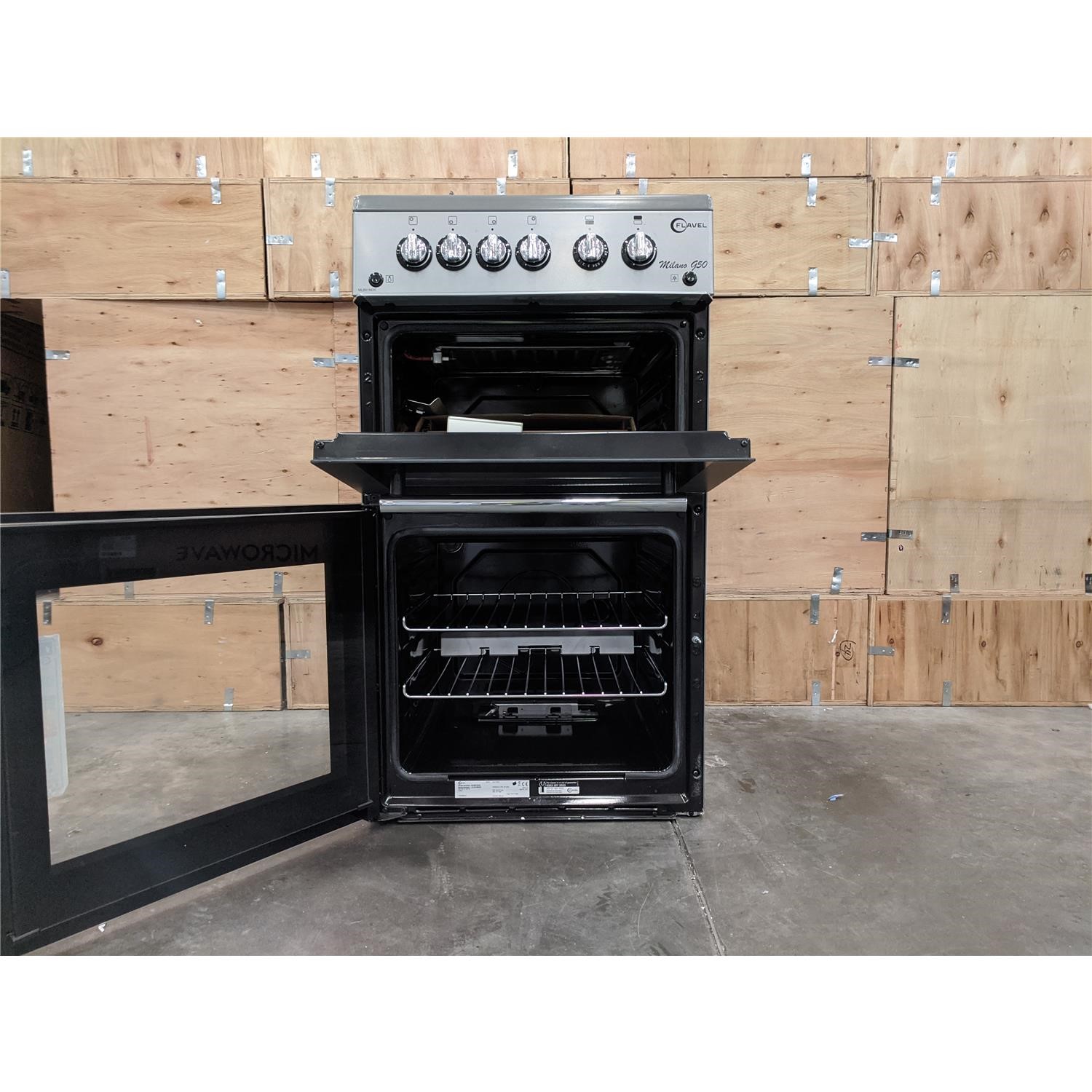 Refurbished Flavel MLB51NDS 50cm 4 Burner Gas Cooker Silver - Page 1 ...