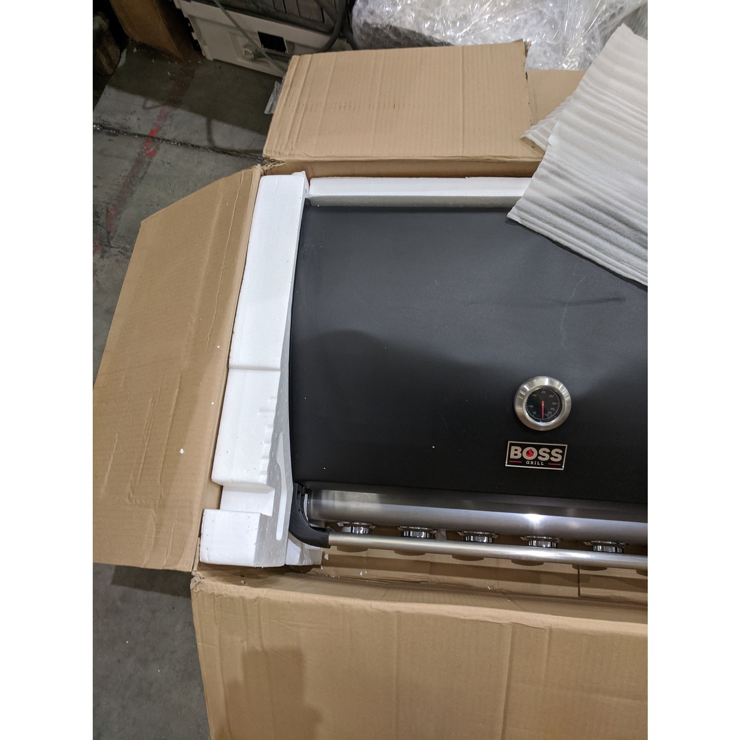Refurbished Boss Grill Kentucky Premium - 6 Burner Gas BBQ Grill with ...