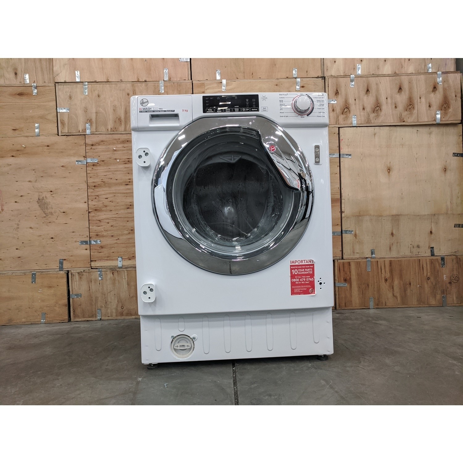 Refurbished Hoover HBWOS69TMCE-80 Integrated 9KG 1600 Spin Washing ...