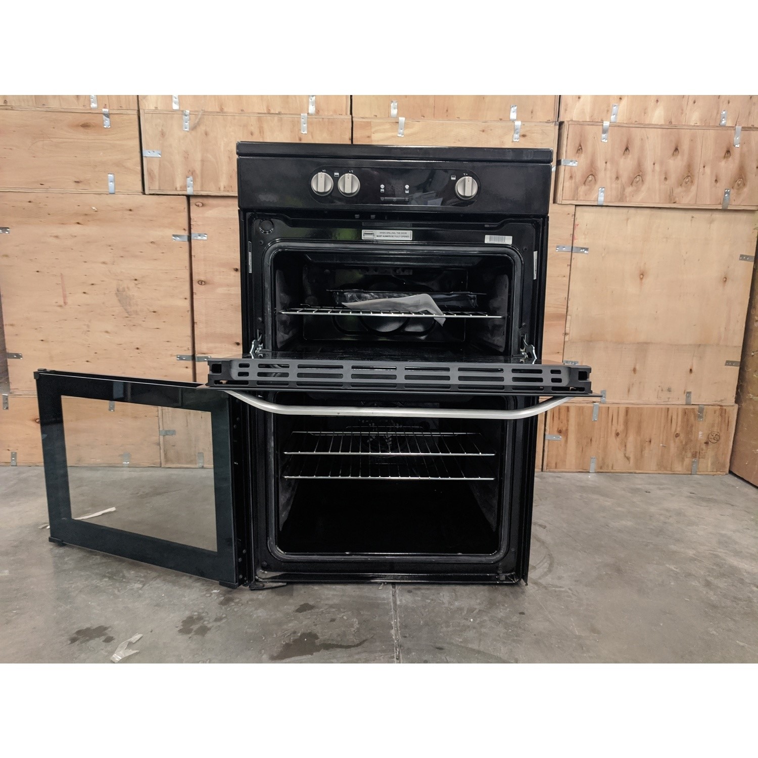 Hdm67I9H2Cb 60Cm Wide Double Oven Electric Cooker With Induction Hob ...