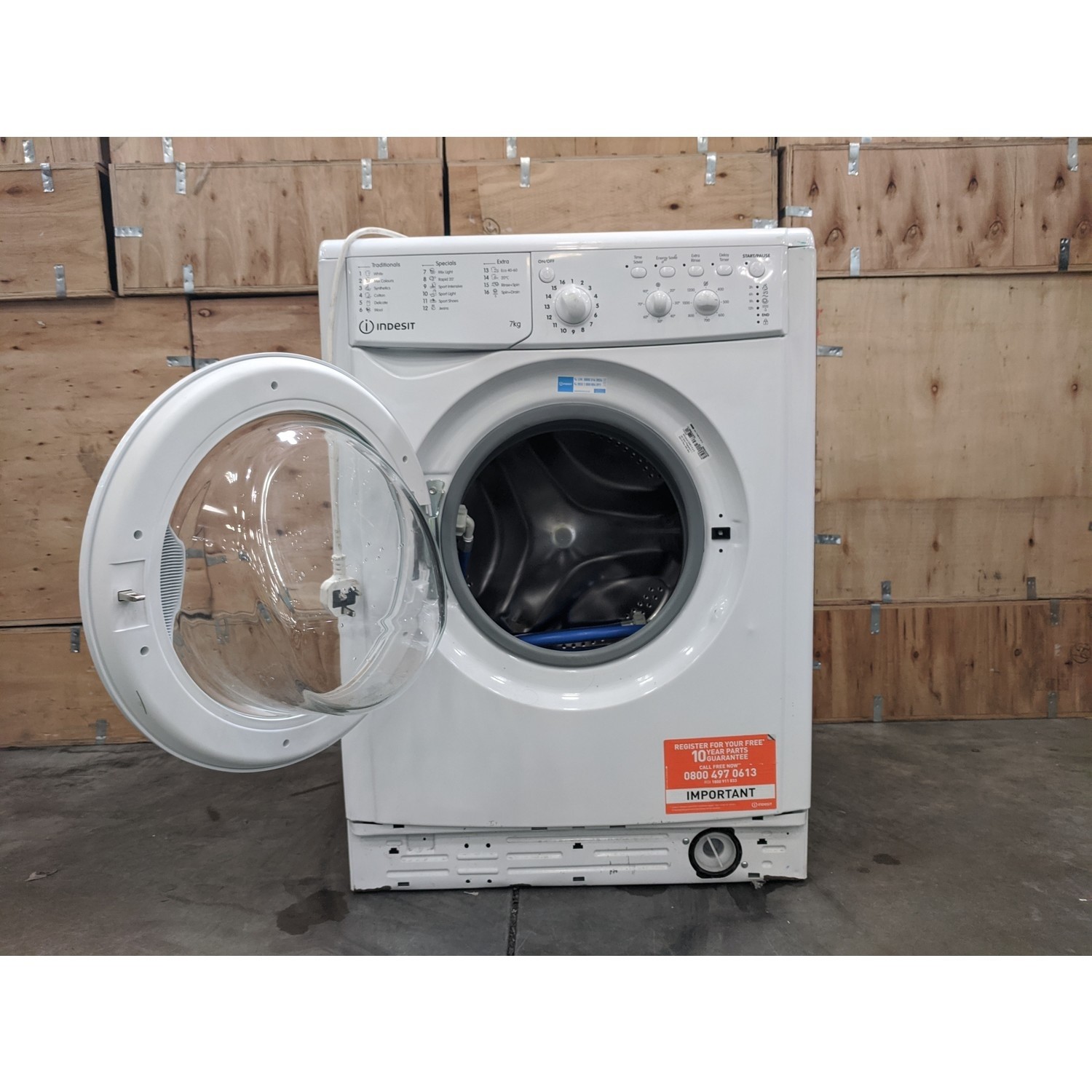 Refurbished Indesit EcoTime IWC71252WUKN Freestanding 7KG 1200 Spin ...