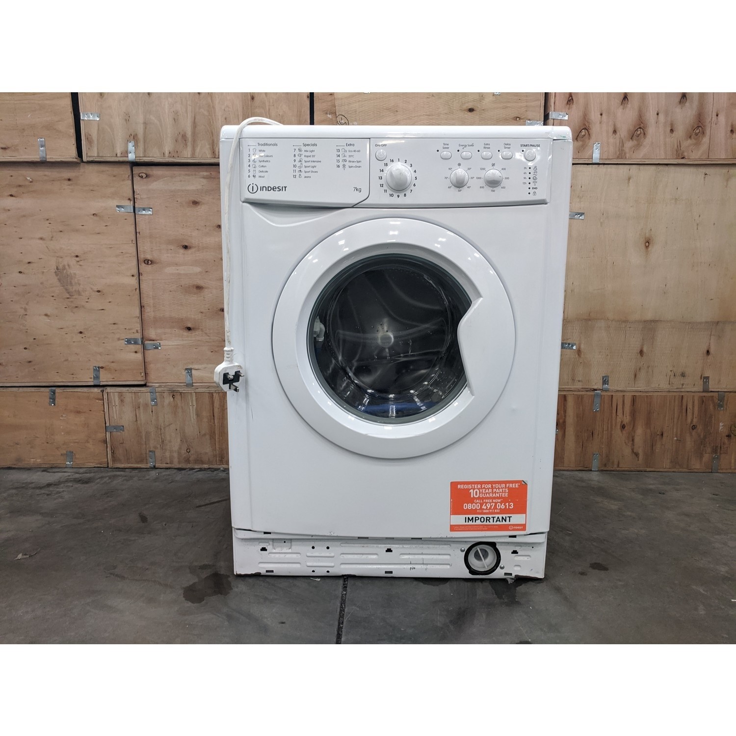 Refurbished Indesit EcoTime IWC71252WUKN Freestanding 7KG 1200 Spin ...