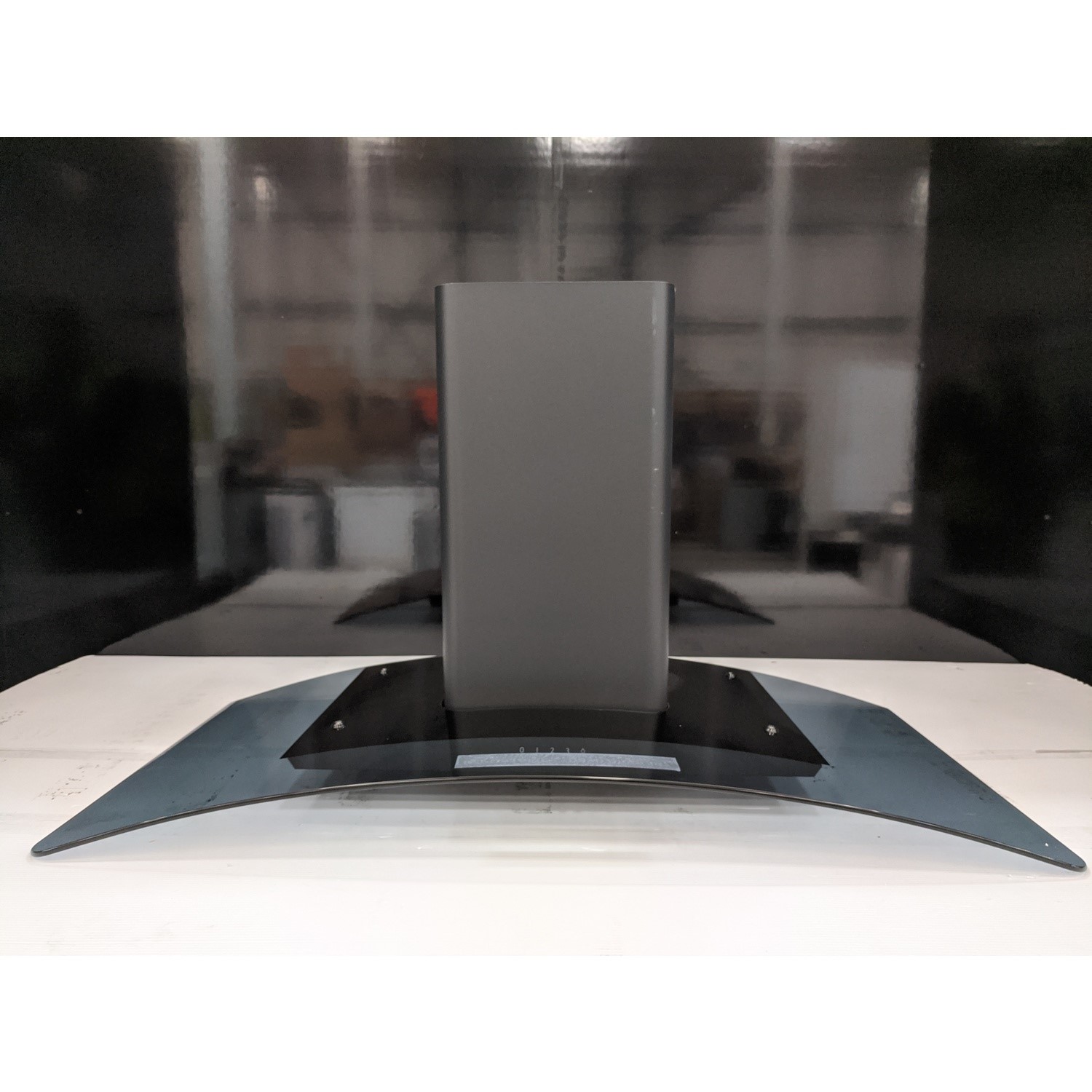 Refurbished CDA ECP102BL 100cm Curved Glass Chimney Cooker Hood Black ...