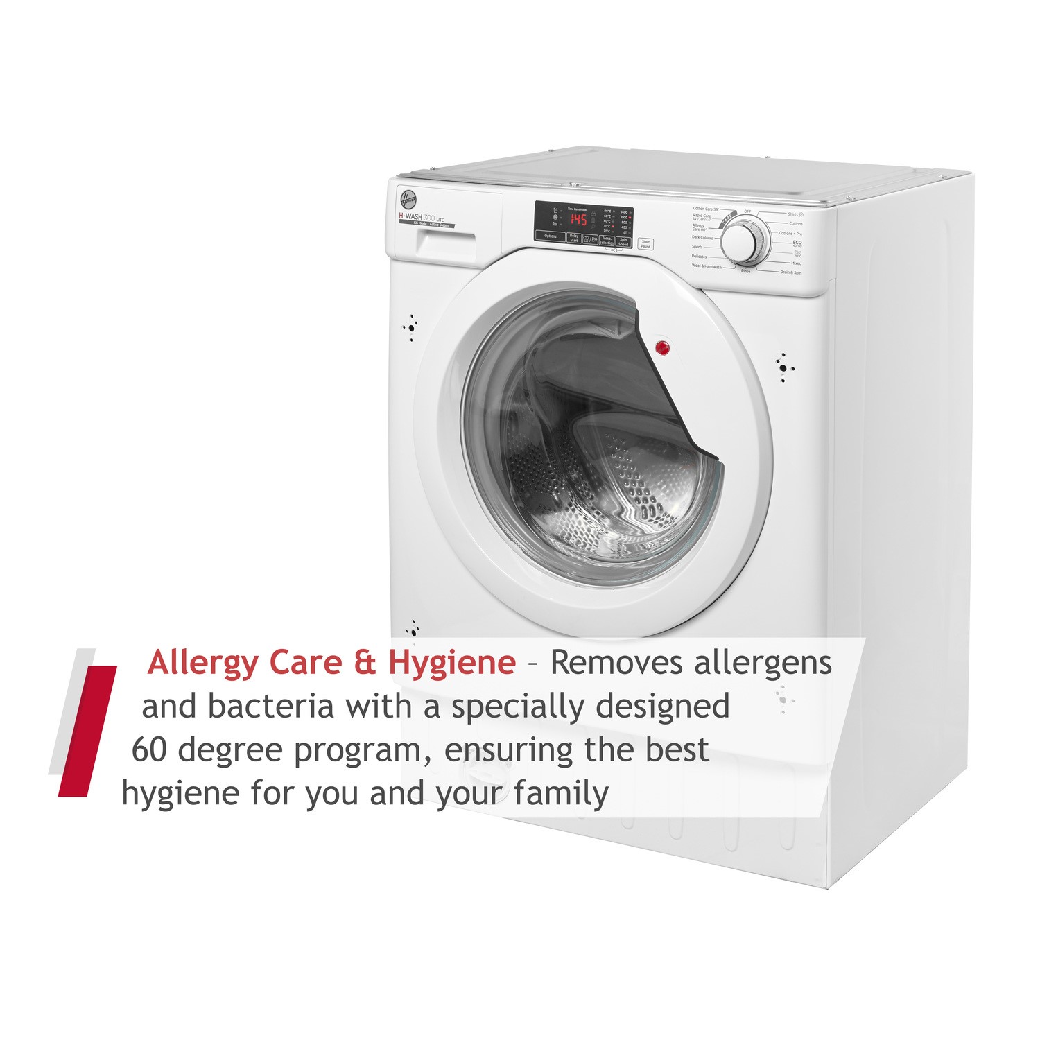 Hoover hbws48d1e integrated washing machine store