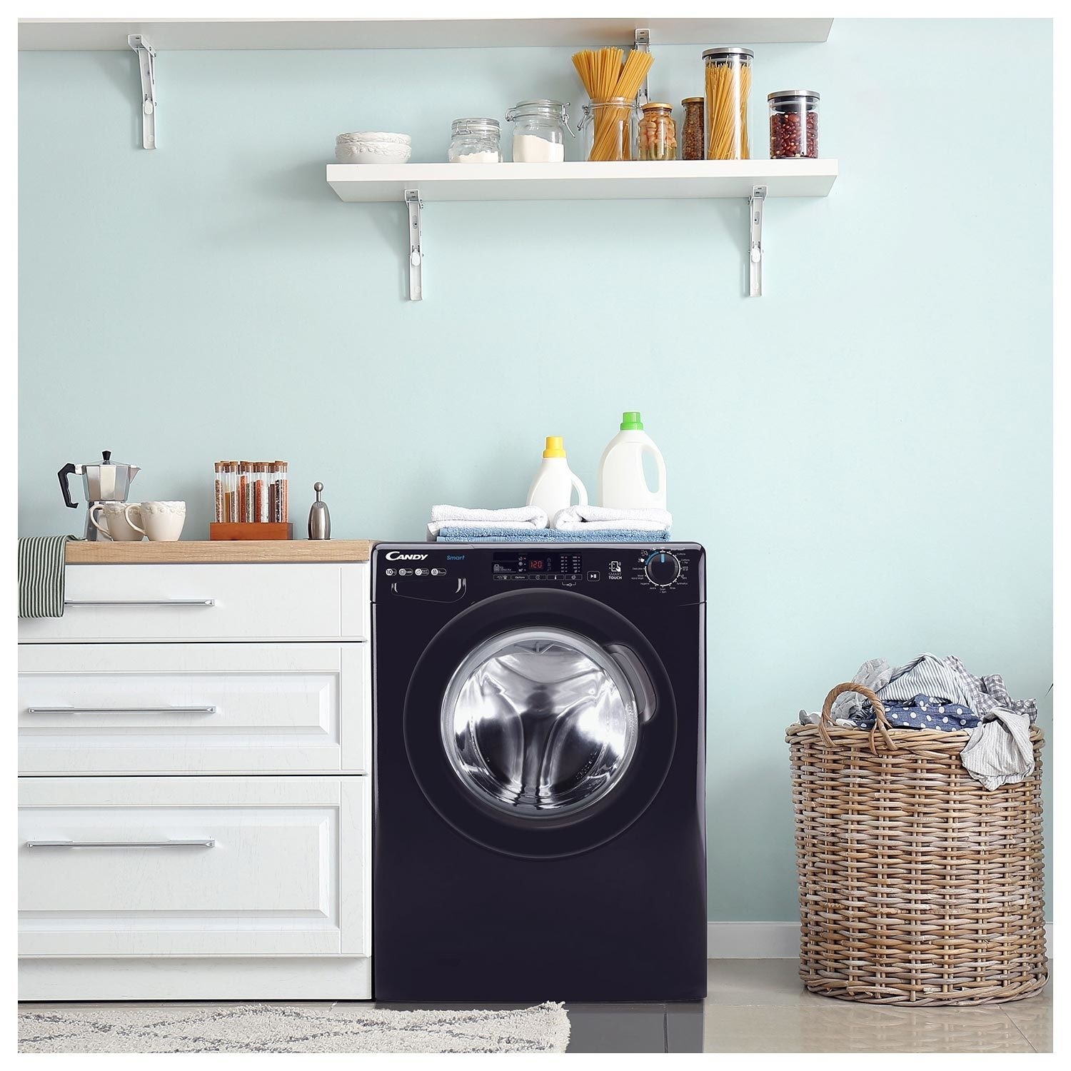 Candy Smart 10kg 1400rpm Washing Machine - Black - BuyItDirect.ie