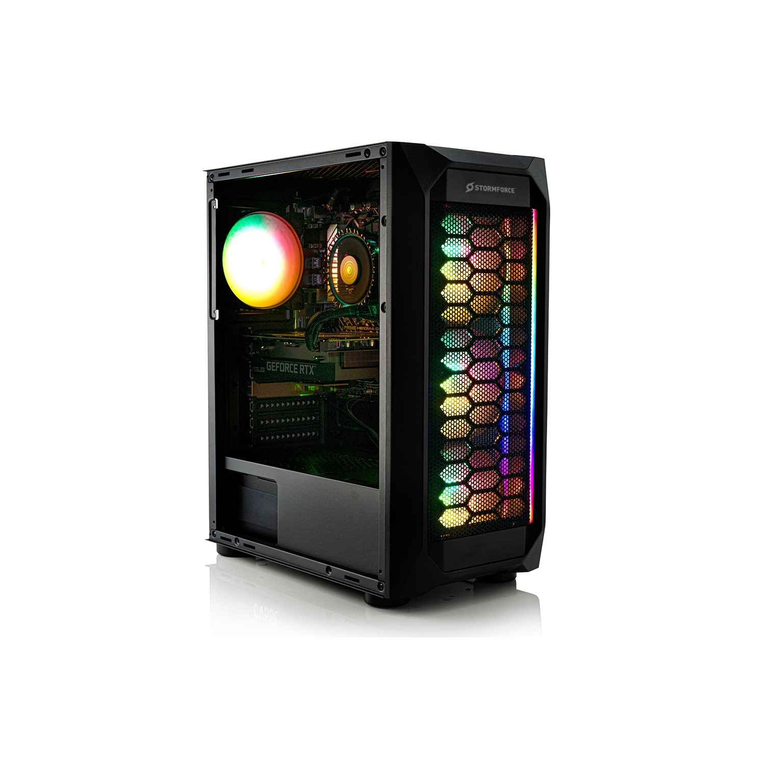 StormForce Crystal Ryzen 7 5800X 16GB RAM 1TB SSD RTX 4060 Ti Windows ...