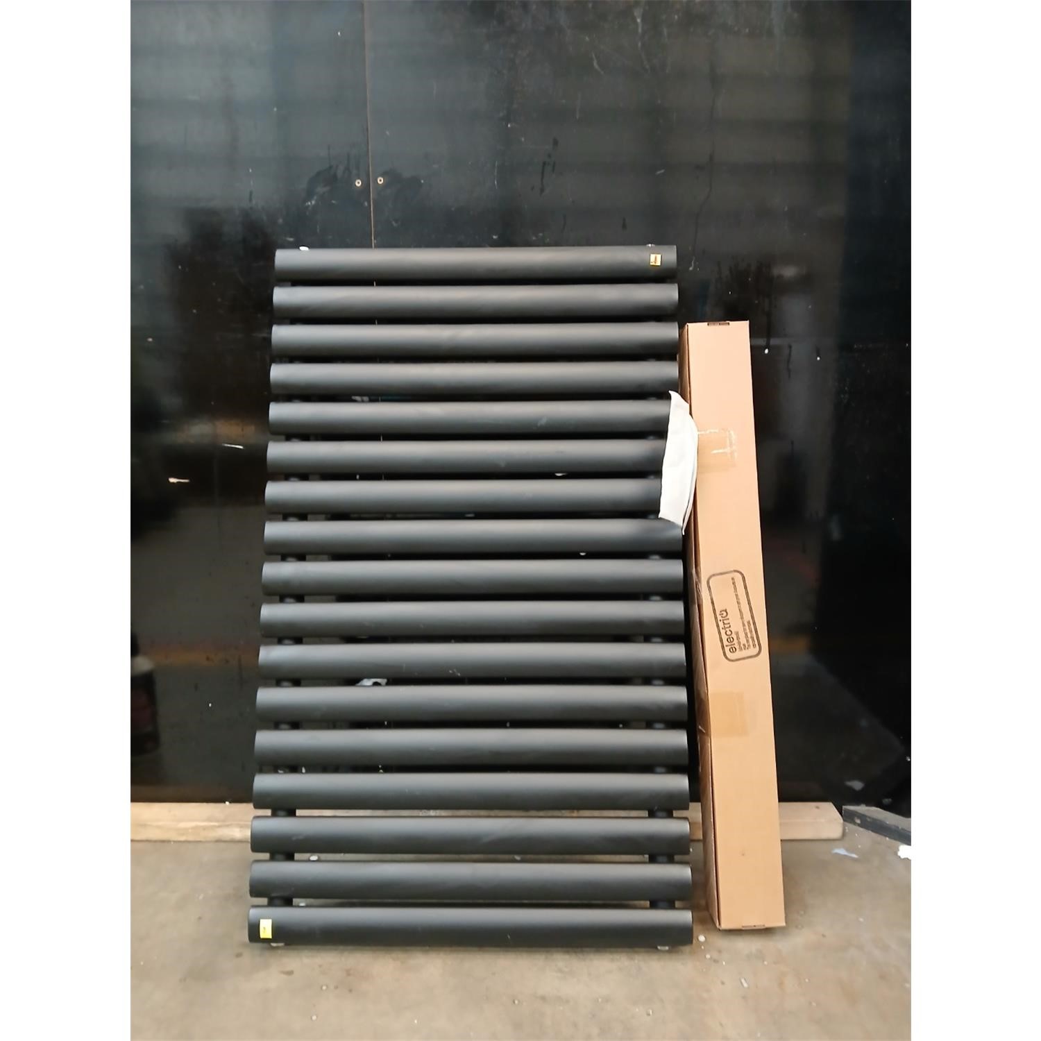 Refurbished Midnight Black Horizontal Smart Electric Radiator with Wi ...