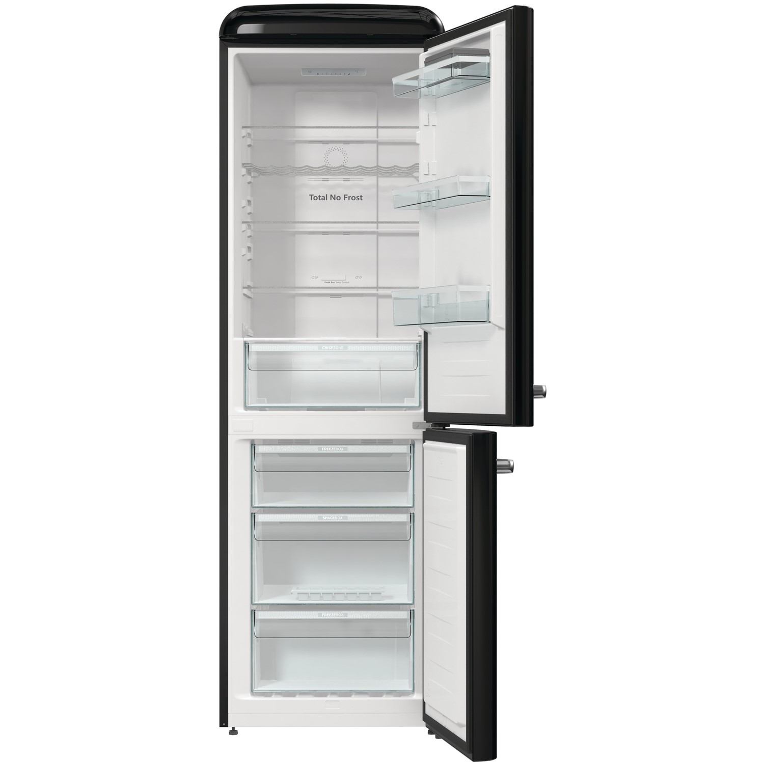 Hisense 300 Litre Freestanding Fridge Freezer - Black - BuyItDirect.ie