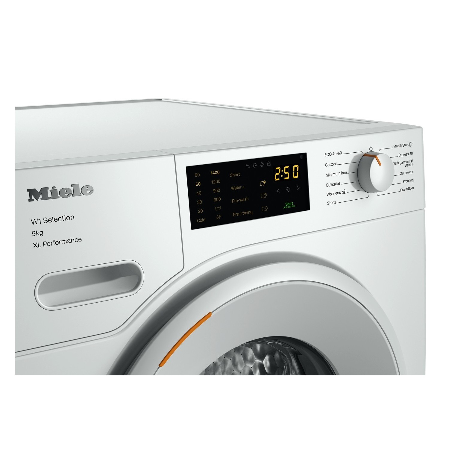 Miele W1 9kg 1400rpm Washing Machine - White - BuyItDirect.ie