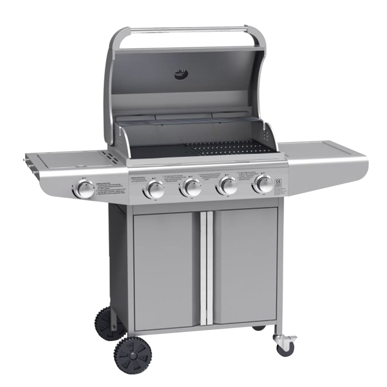 Refurbished Boss Grill Kentucky Premium - 4 Burner Gas BBQ Grill with ...