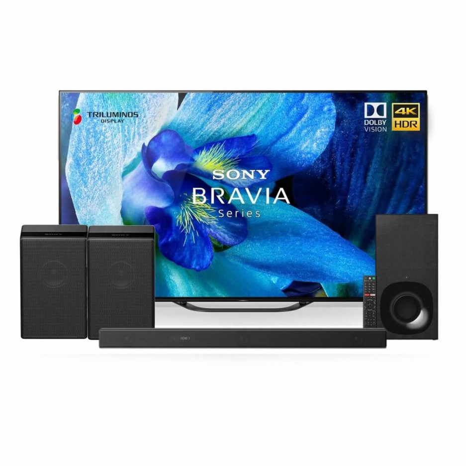 Sony BRAVIA 55" 4K Ultra HD Android Smart OLED TV with Soundbar ...