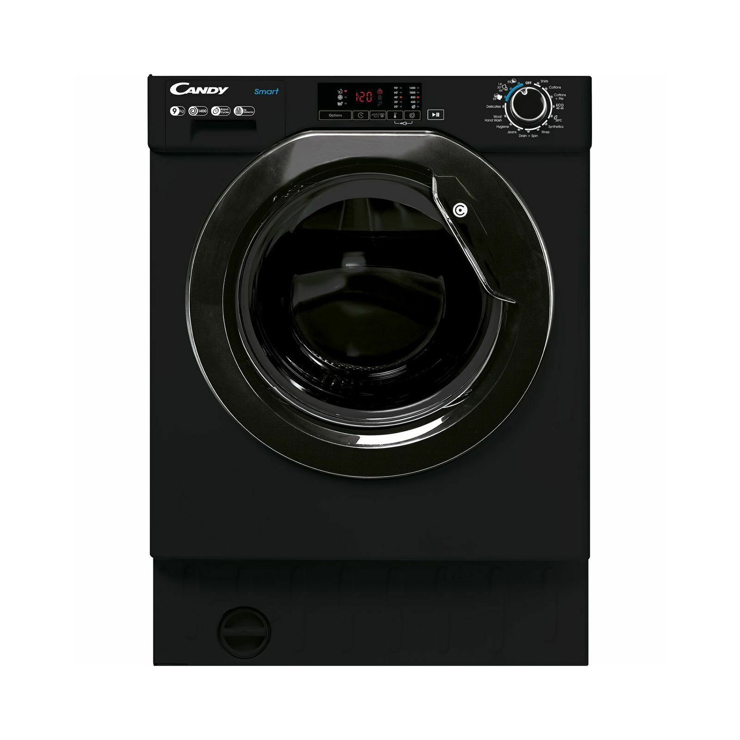 Refurbished Candy CBW49D1BBE-80 Integrated 9KG 1400 Spin Washing ...