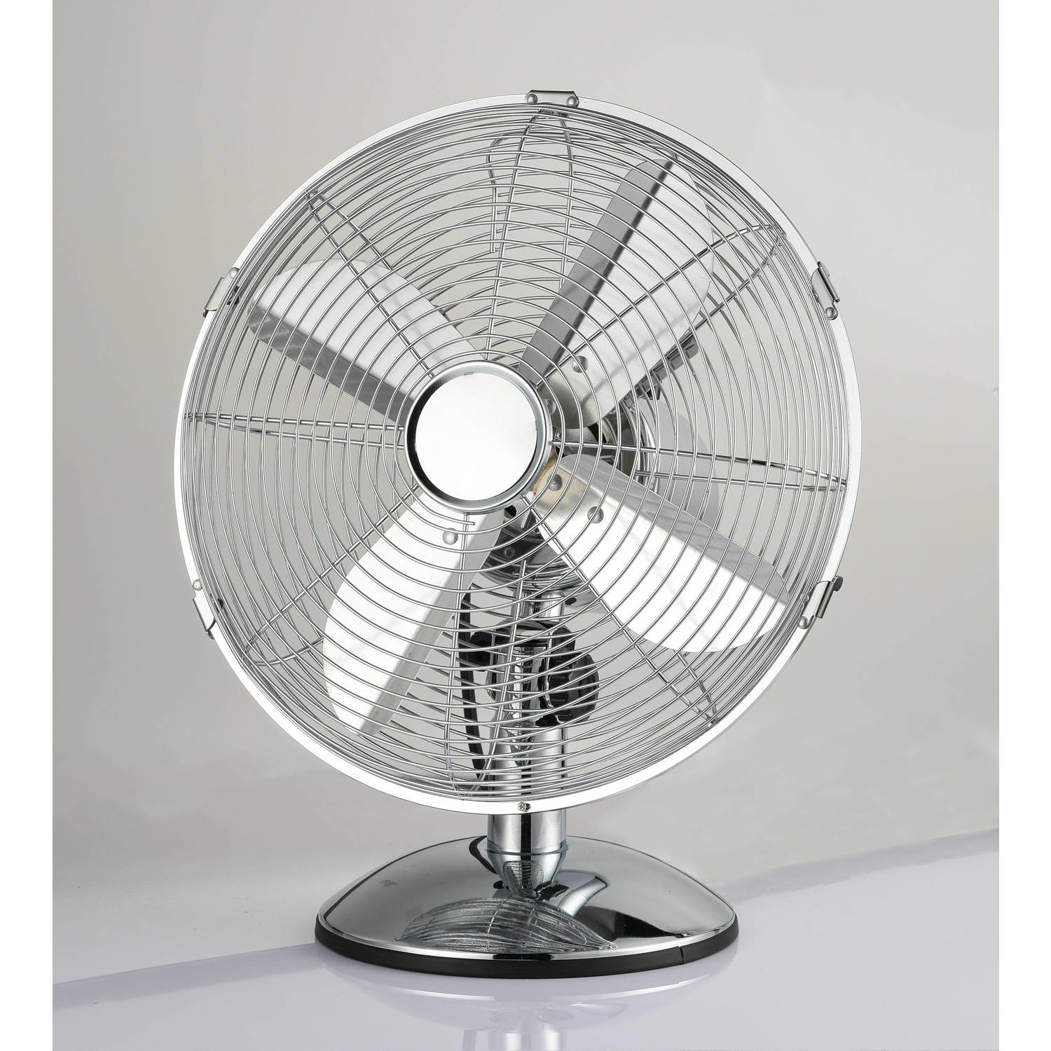 Chrome desk fan store
