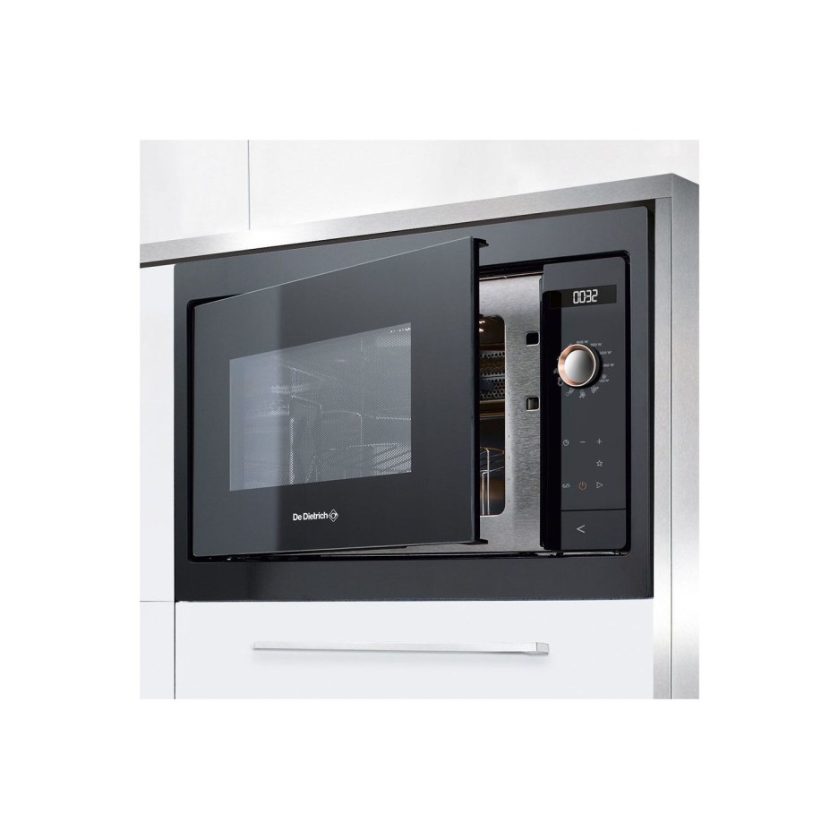De Dietrich DME7121A Built-in 38cm Compact Solo Microwave 26 Litre 900W ...