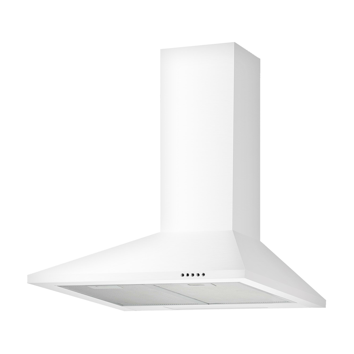 electriQ 60cm Traditional White Chimney Cooker Hood Kitchen Extractor ...