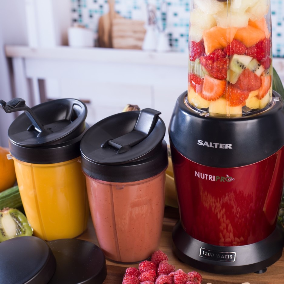 Salter Nutripro 1200 Personal Blender - Red - BuyItDirect.ie