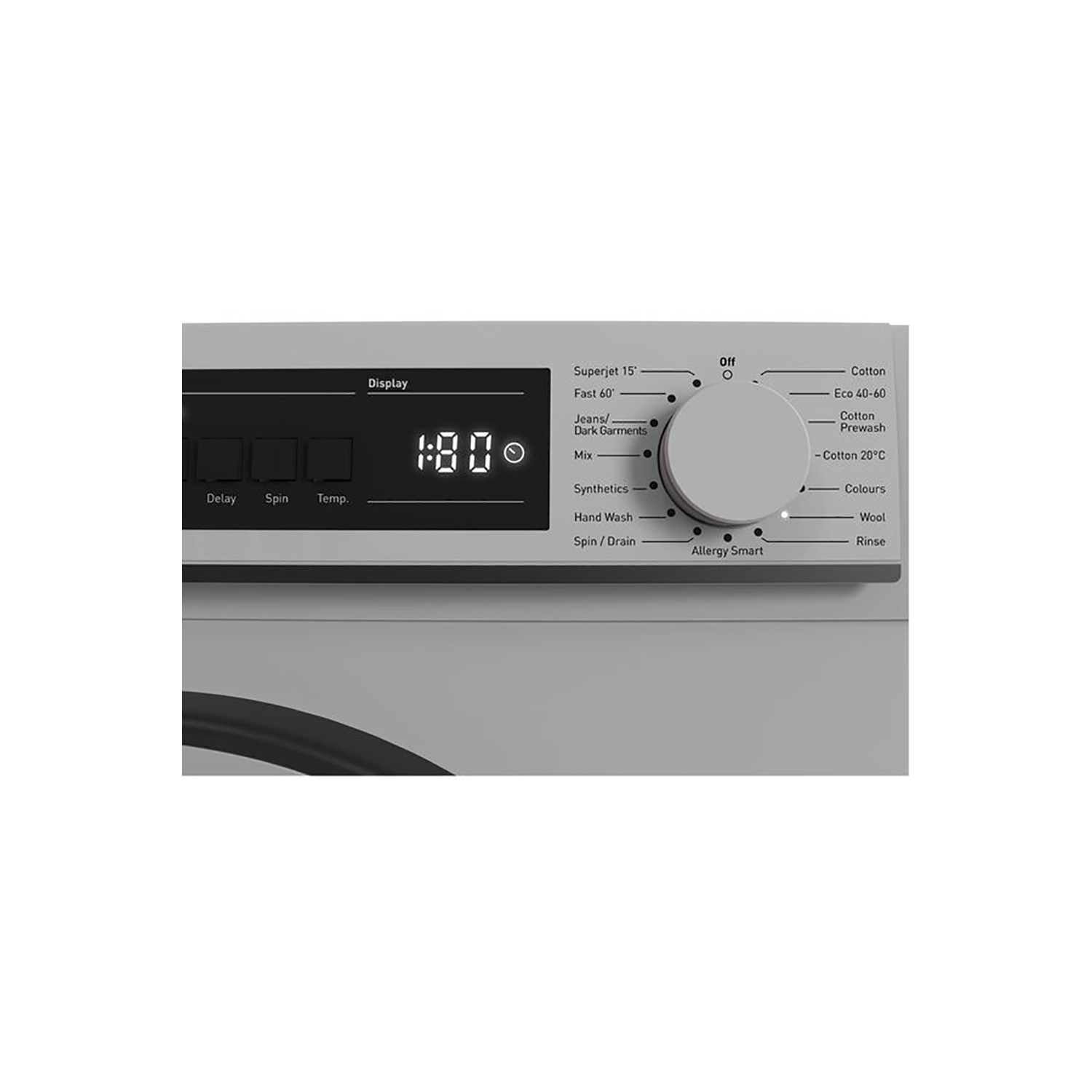 Sharp 8kg 1400rpm Freestanding Washing Machine - Silver - Page 1 ...