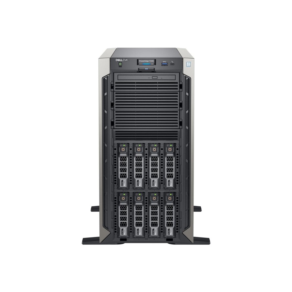 Dell EMC PowerEdge T340 Xeon E-2124 - 3.3GHz 8GB 1TB - Tower Server ...