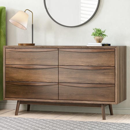 Large walnut chest of drawers store