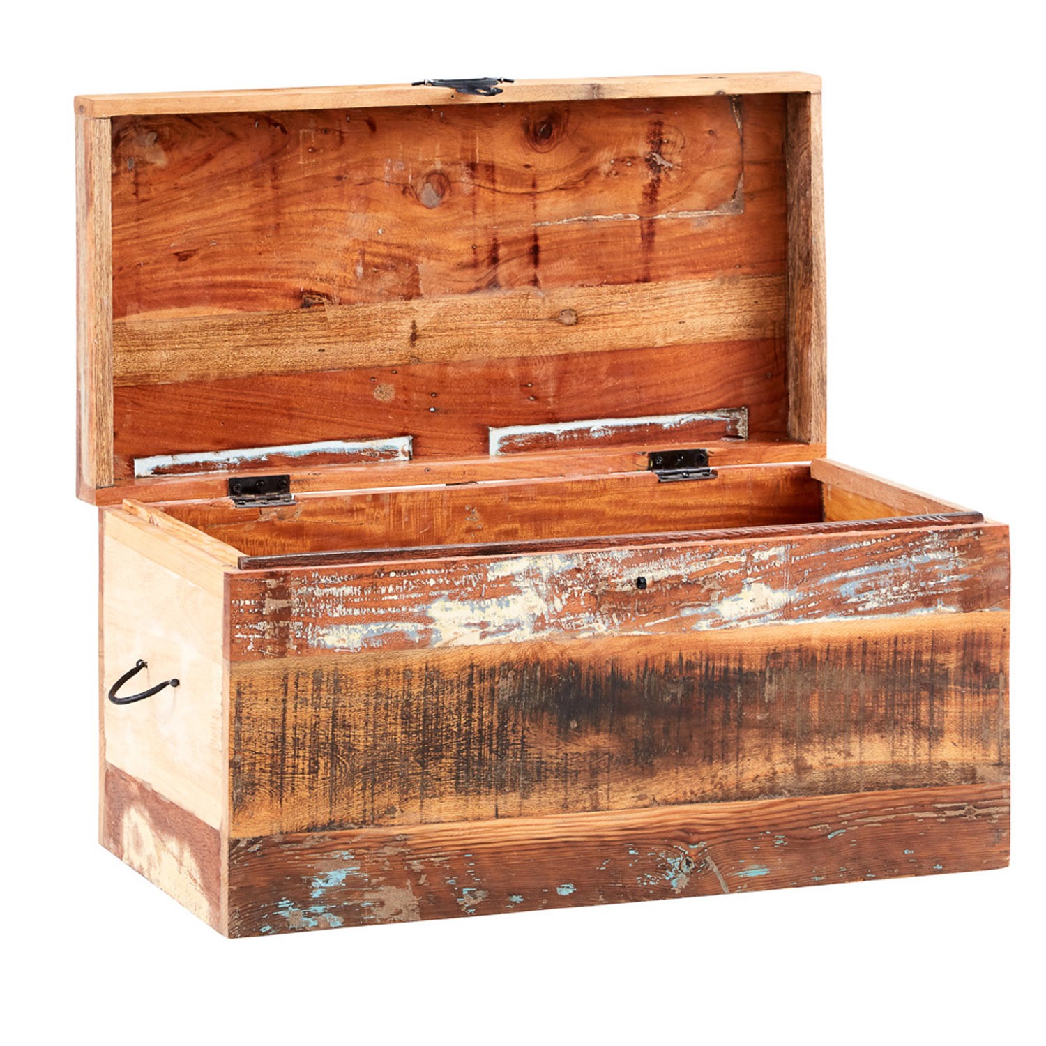 Coastal Reclaimed Wood Trunk Box - BuyItDirect.ie