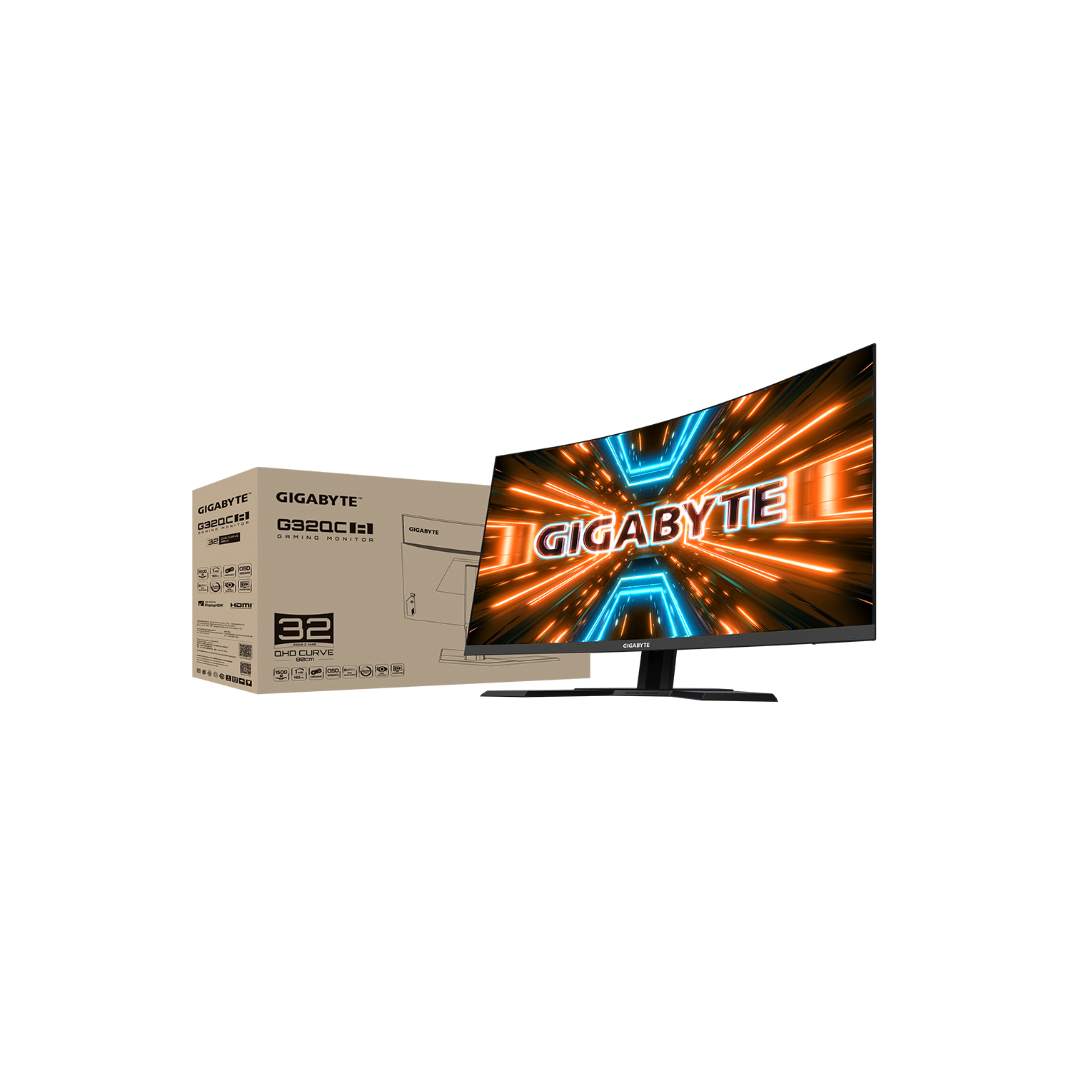 Gigabyte G32QC A 32" QHD 165Hz VA Curved Gaming Monitor - Page 1 ...