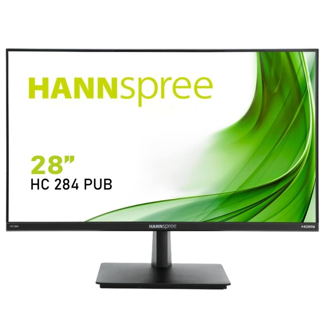 Hannspree HC284PUB 28" 4K UHD VA Monitor - BuyItDirect.ie