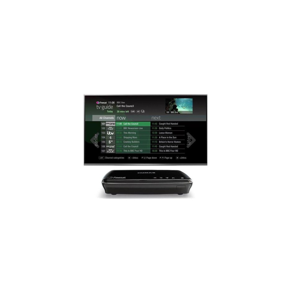 Humax HDR-1100S 500GB Smart Freesat HD TV Recorder with Built-in Wi-Fi ...