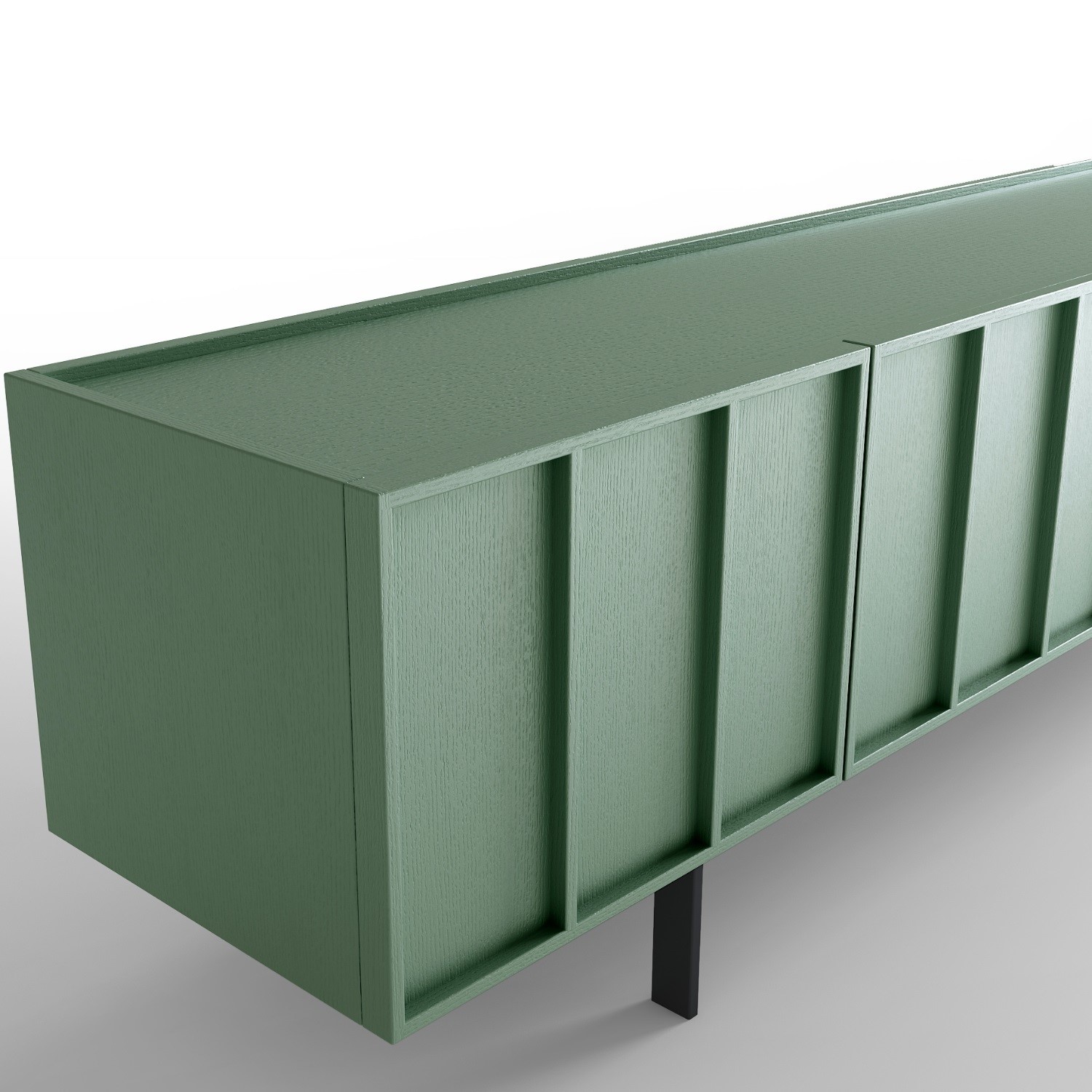 Large Green TV Unit with Storage - TV's up to 70" - Helmer - Page 1 ...