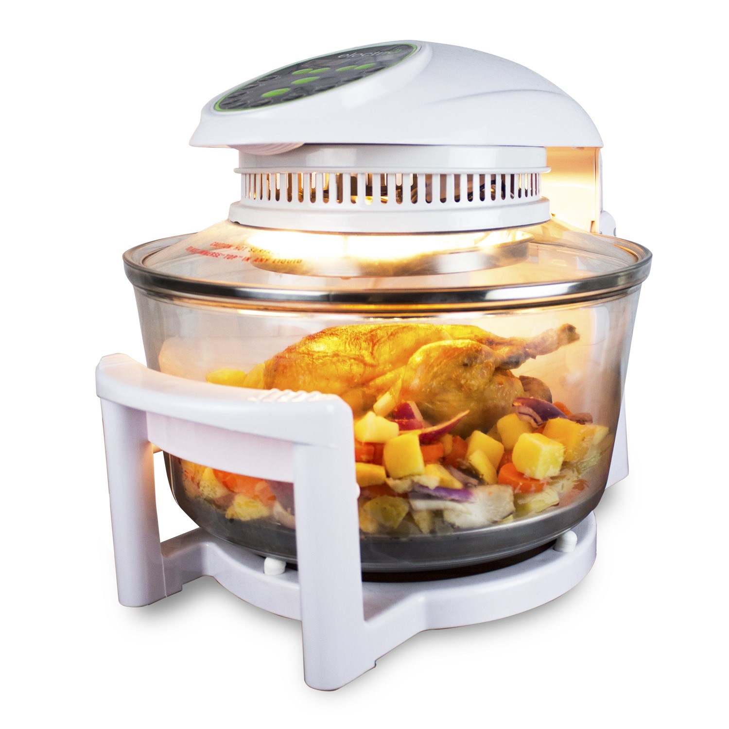 electriQ 17 Litre Hinged Digital Premium Halogen Oven + Full ...