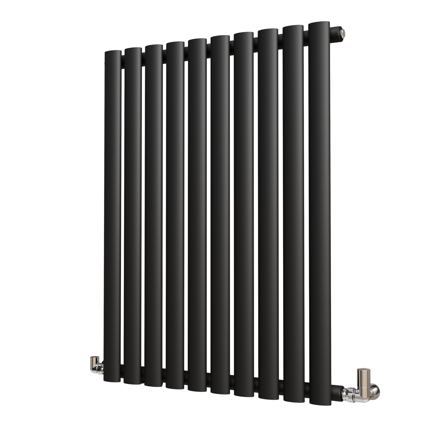 Sorrento Midnight Black Horizontal Oval Designer Radiator 800x590mm ...