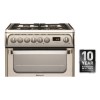 Hotpoint HUD61XS Ultima 60cm Double Oven Dual Fuel Cooker - Stainless ...