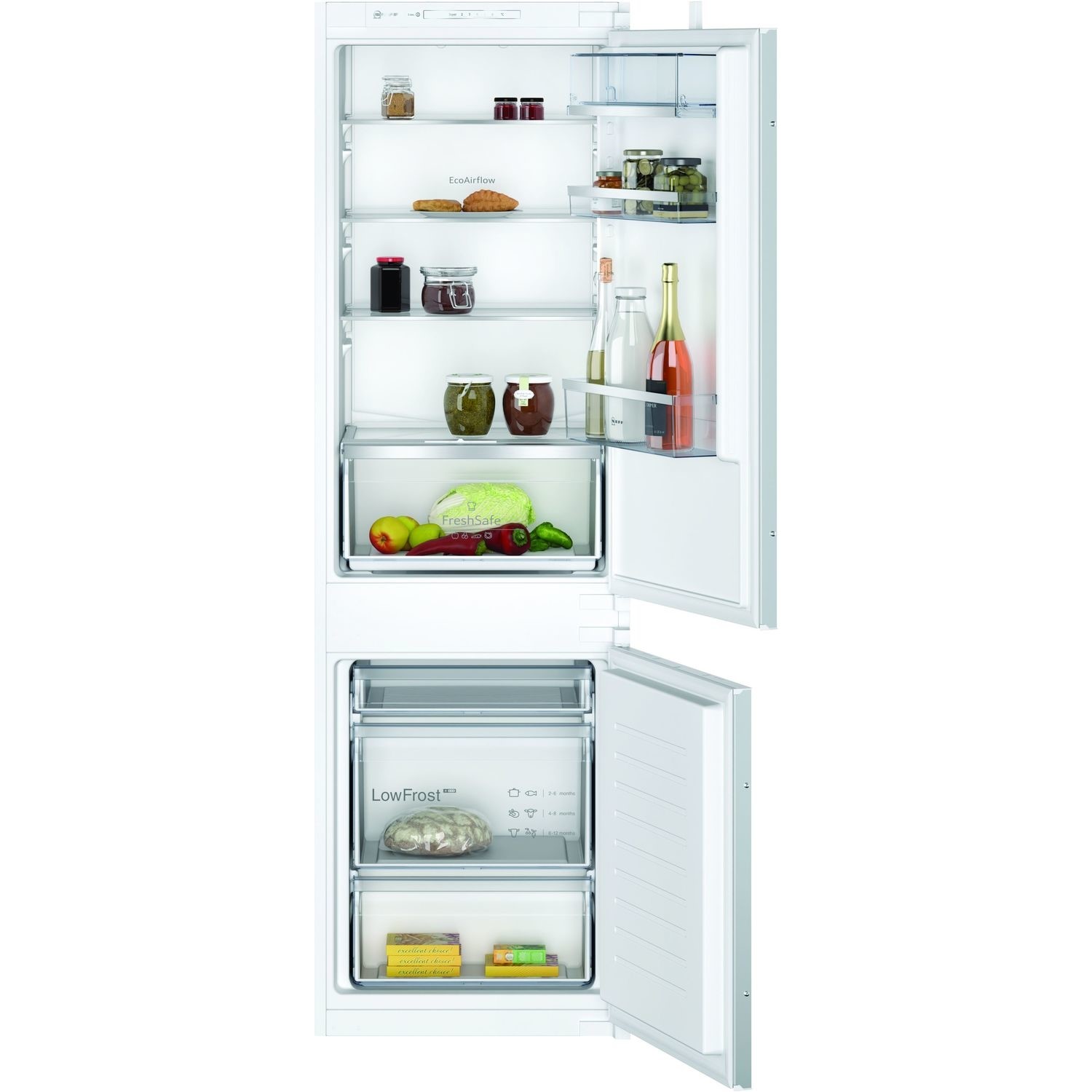 Neff N50 Low Frost 267 Litre 70 30 Integrated Fridge Freezer Page 1 BuyItDirect.ie