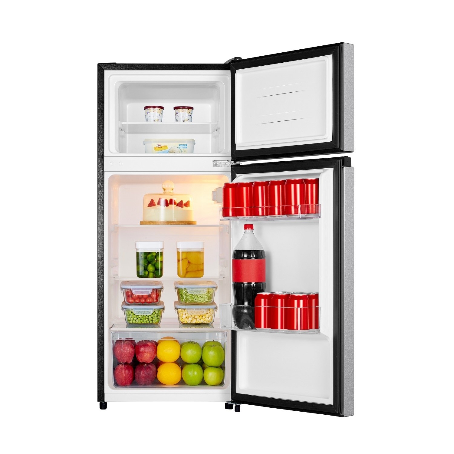 Refurbished Fridgemaster MTM48120ES Freestanding 124 Litre 80/20 Top ...