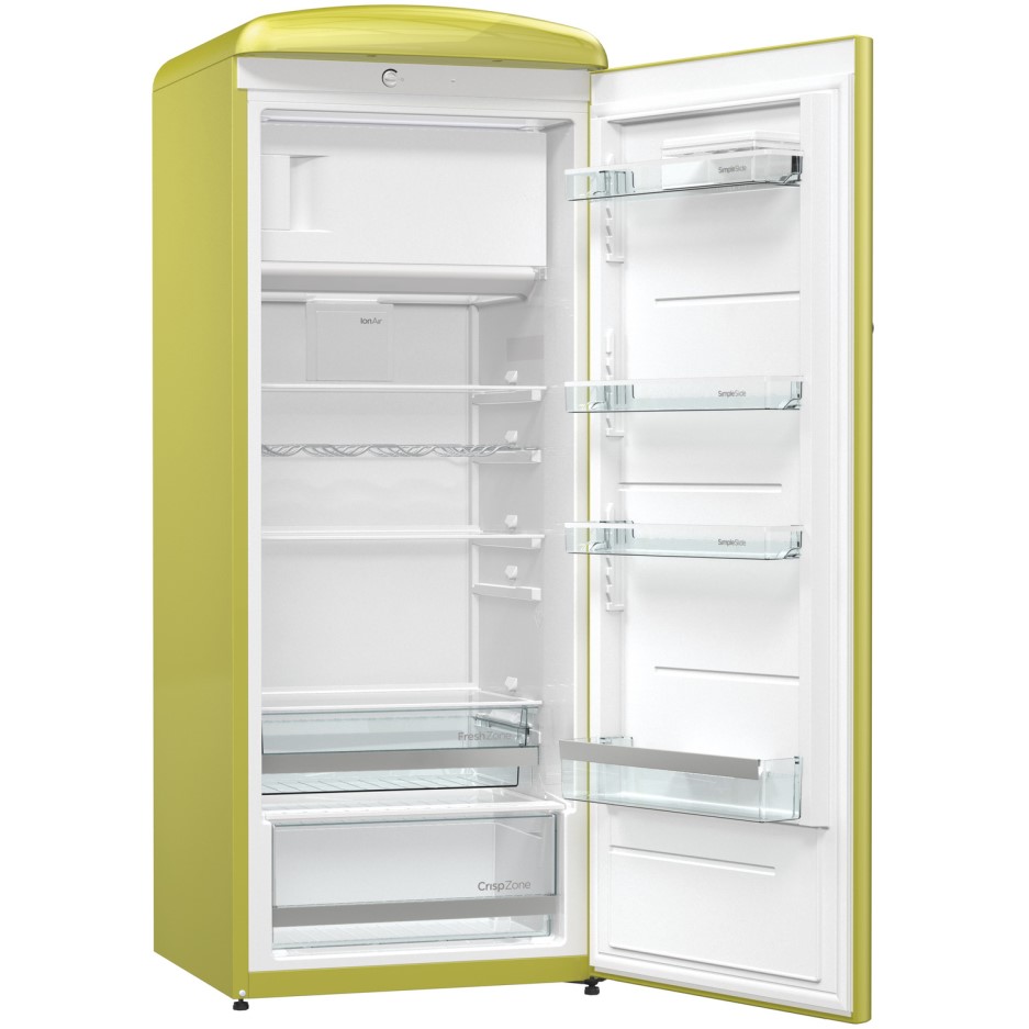 Gorenje ORB153AP 254 Litre Freestanding Larder Fridge 154cm Tall Retro ...