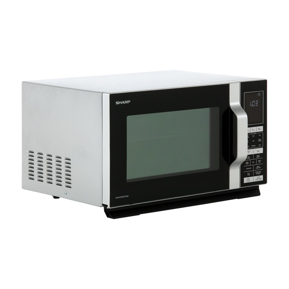 Sharp R890S 900 Watt 28 Litre Combination Freestanding Microwave Oven ...