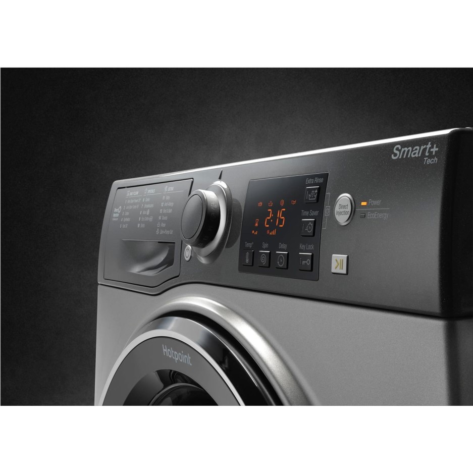 Hotpoint RSG964JGX Smart+ 9kg 1600rpm Freestanding Washing Machine ...